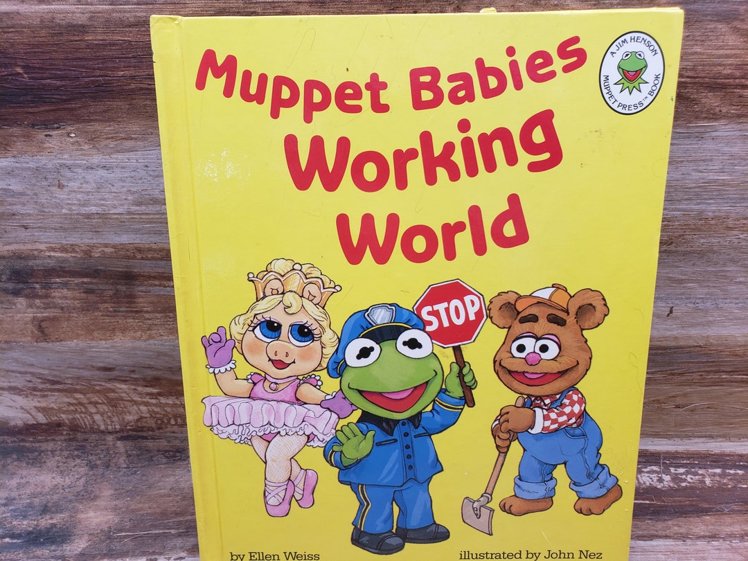 Muppets Babies Working World, 1989 , Vintage Kids Book - Etsy
