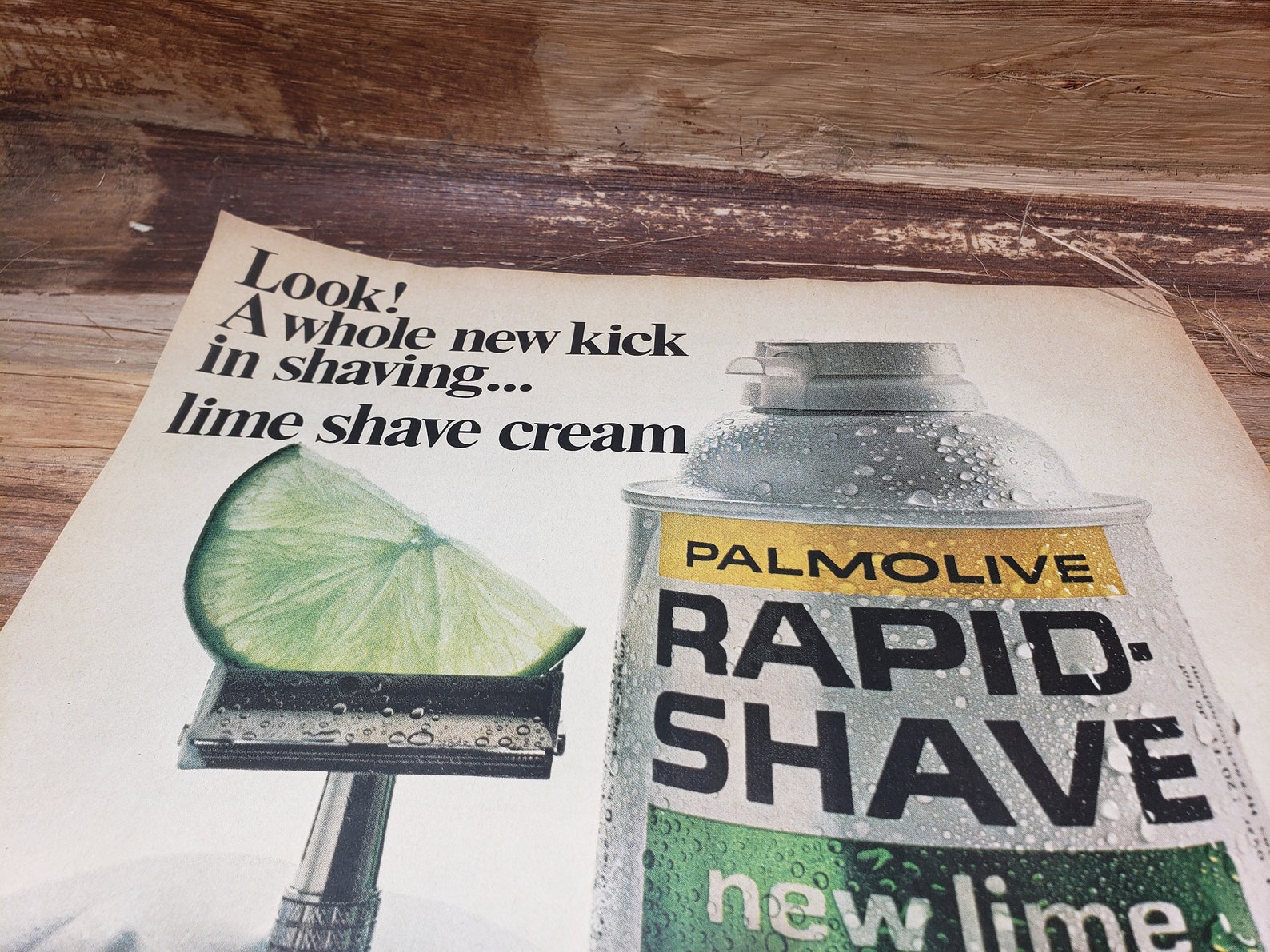 Vintage Palmolive Shaving Cream Ad, 1966 Vintage Ad - Etsy