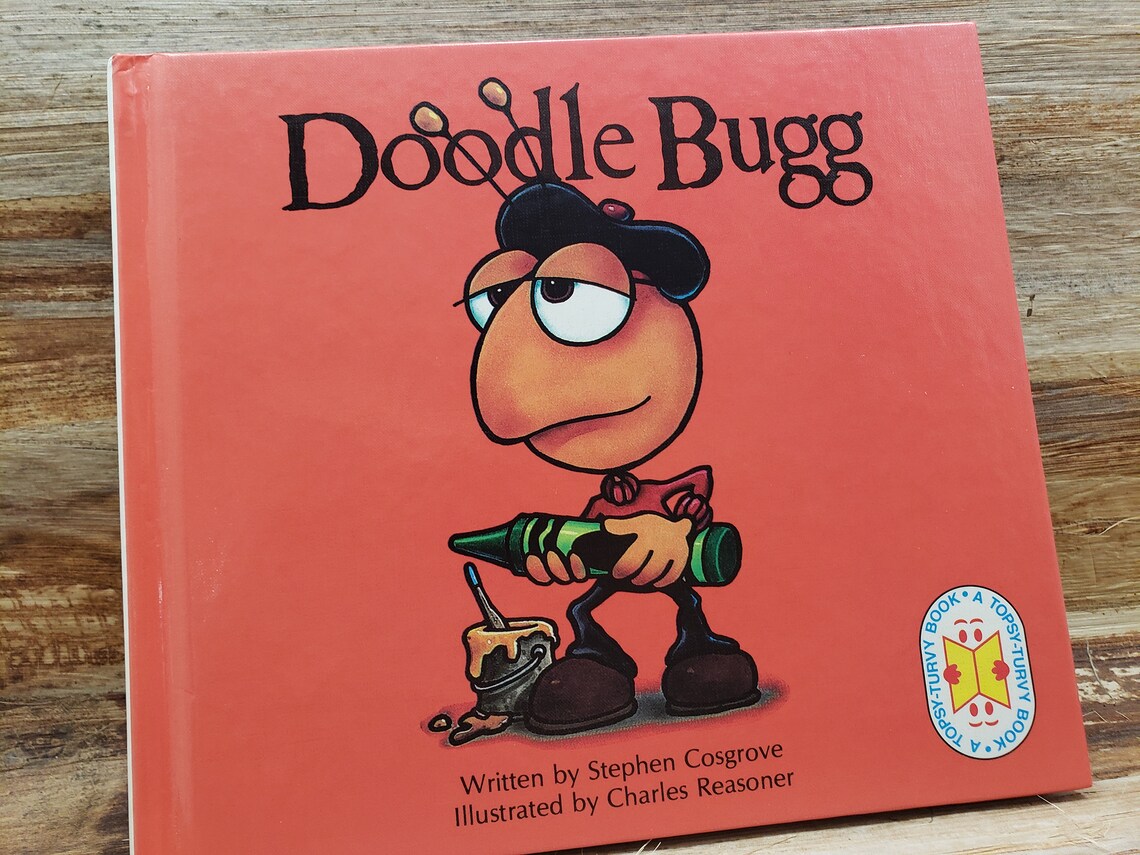 Vintage Topsy Turvy Book, Doodle Bugg and Lord and Lady Bugg, 1988 ...
