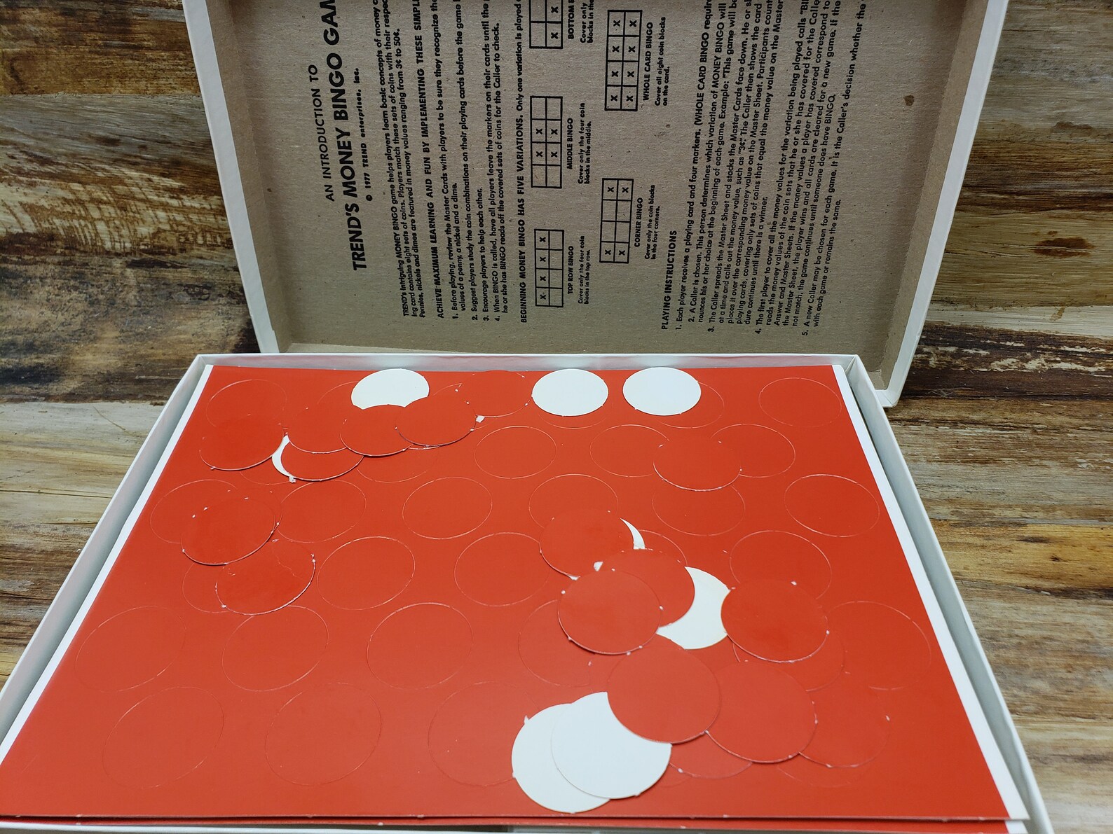 Beginning Money Bingo, 1987, Vintage Board Game, Home School, Preschool ...