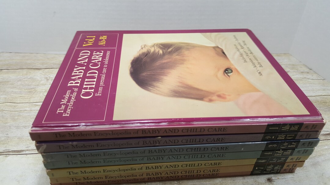 The Modern Encyclopedia of Baby and Child Care, 1966, Vintage Baby Care ...