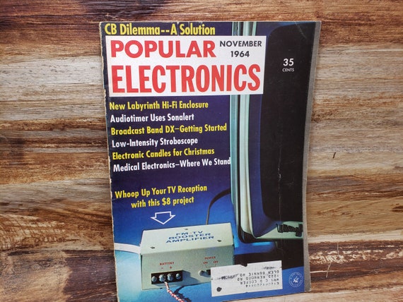 Popular Electronics November 1964 Vintage Magazine | Etsy