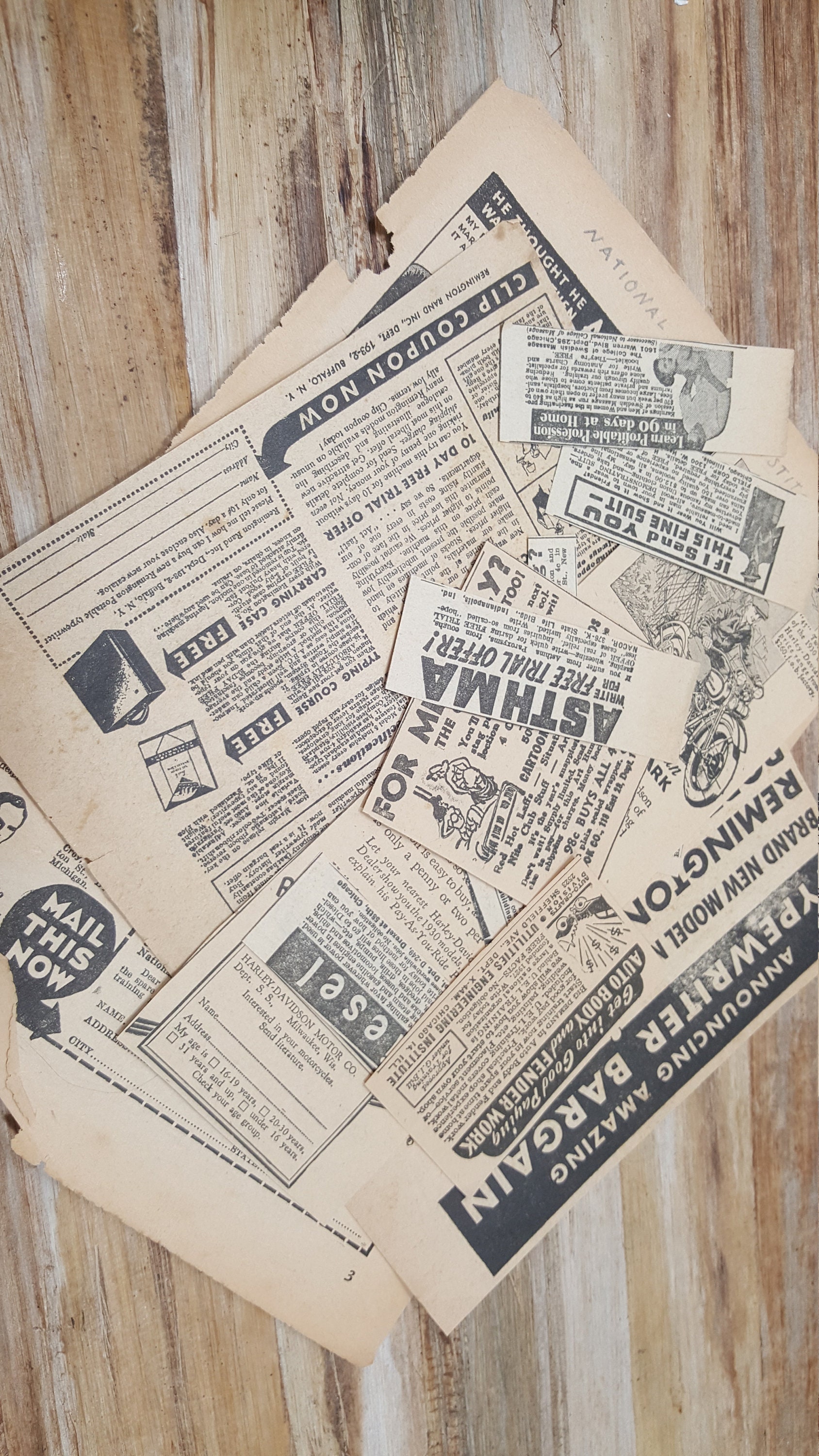 1930s Vintage Magazine Ads, 10 Random Ads, READ DESCRIPTIONS, Vintage ...