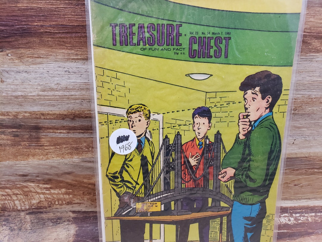 Vintage Treasure Chest Magazine , 1968 , Vintage Magazine - Etsy
