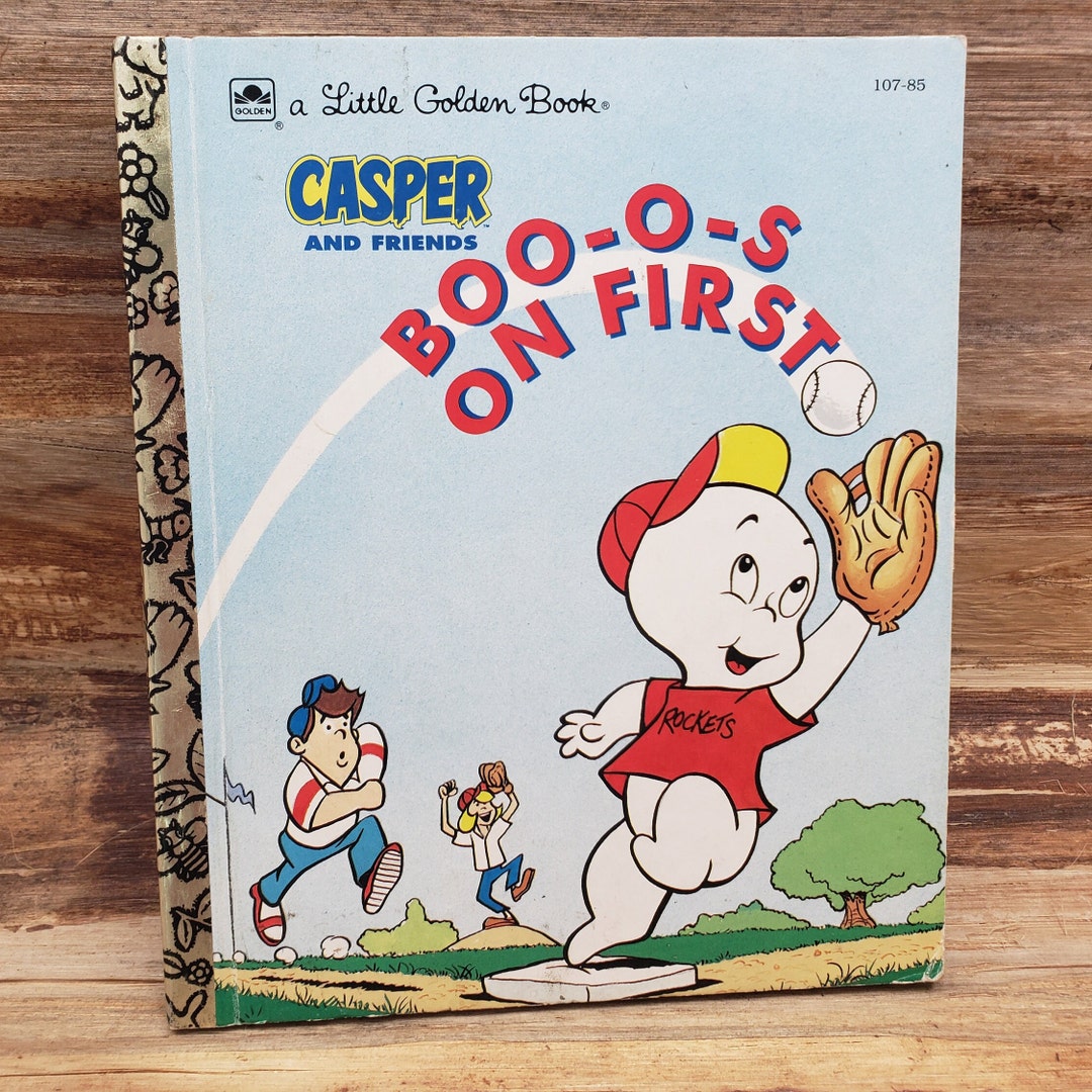 Casper and Friends , Little Golden Book, Boo O S on First, 1992 Vintage ...