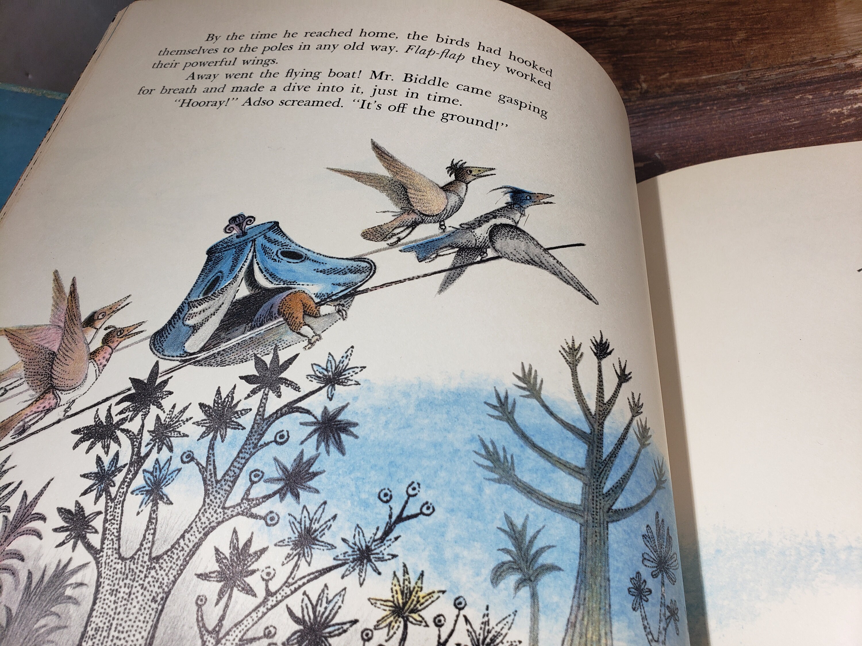 Vintage Mr Biddle and the Birds 1971 Lonzo Anderson Vintage - Etsy