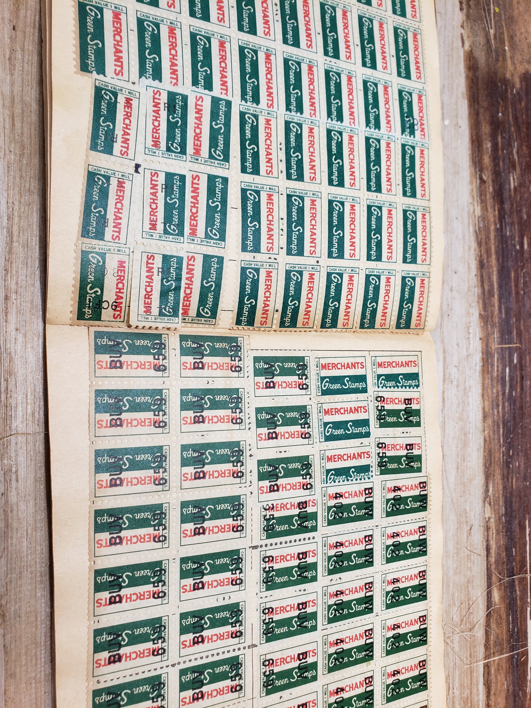Merchants Green Stamps , Stamp Saver Book, 1960s Full - Etsy