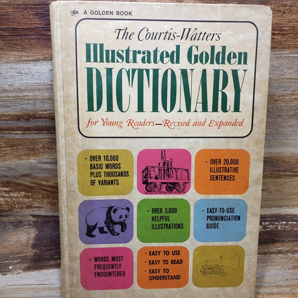 Golden Dictionary - Etsy