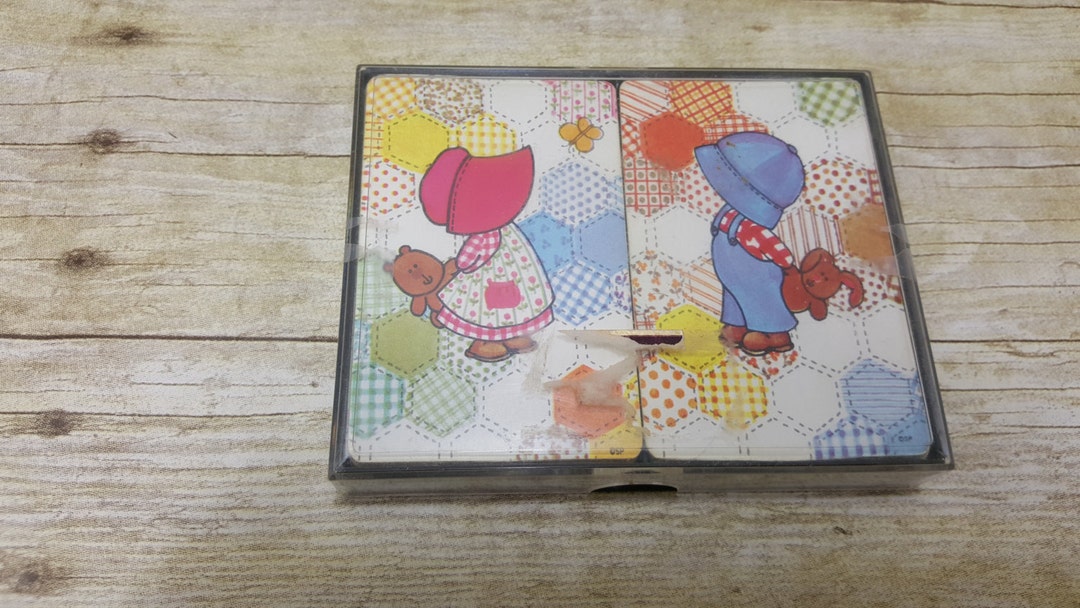 Vintage Standard Playing Cards, Set of 2, Hollly Hobby Vintage Cards ...
