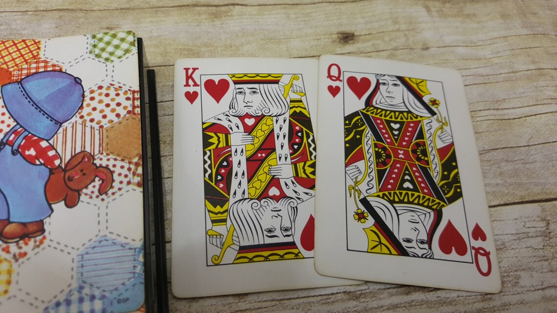Vintage Standard Playing Cards, Set of 2, Hollly Hobby Vintage Cards ...