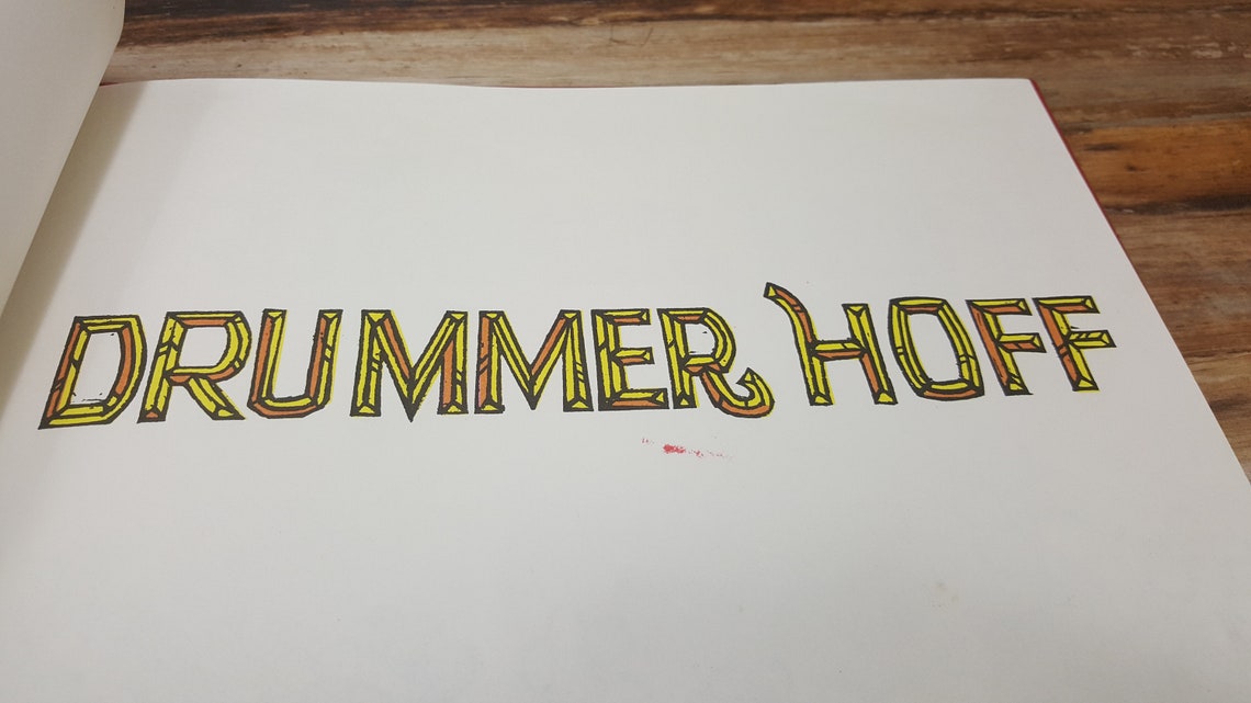 Drummer Hoff 1967 Barbara Emberley Ed Emberley Vintage - Etsy