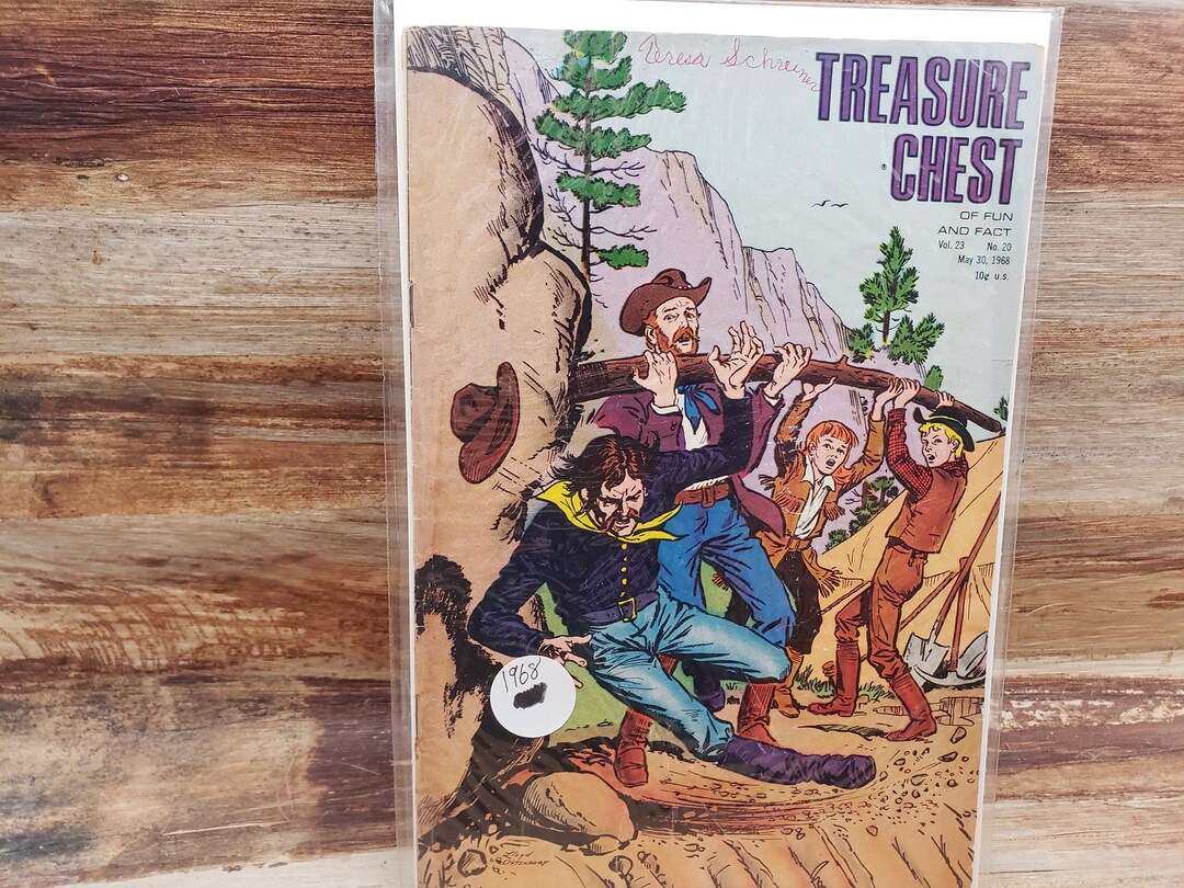 Vintage Treasure Chest Magazine, 1968 , Vintage Magazine - Etsy