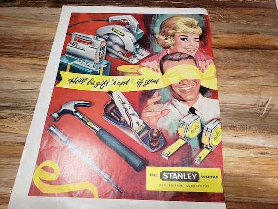 Stanley Tool Ad 1960s Mid Century Ad - Etsy