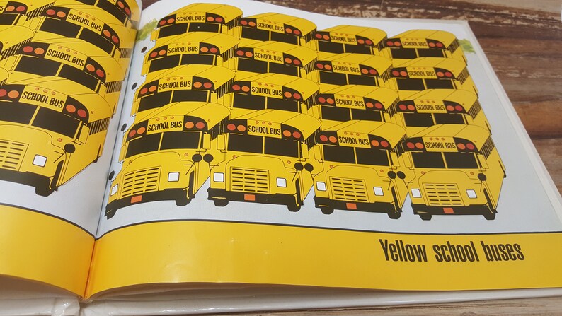 The School Bus 1984 Donald Crews Vintage Kids Book - Etsy