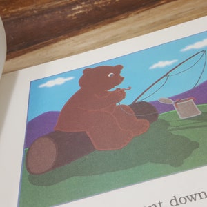 Bear Shadow, 1985, Frank Asch, Vintage Kids Book - Etsy