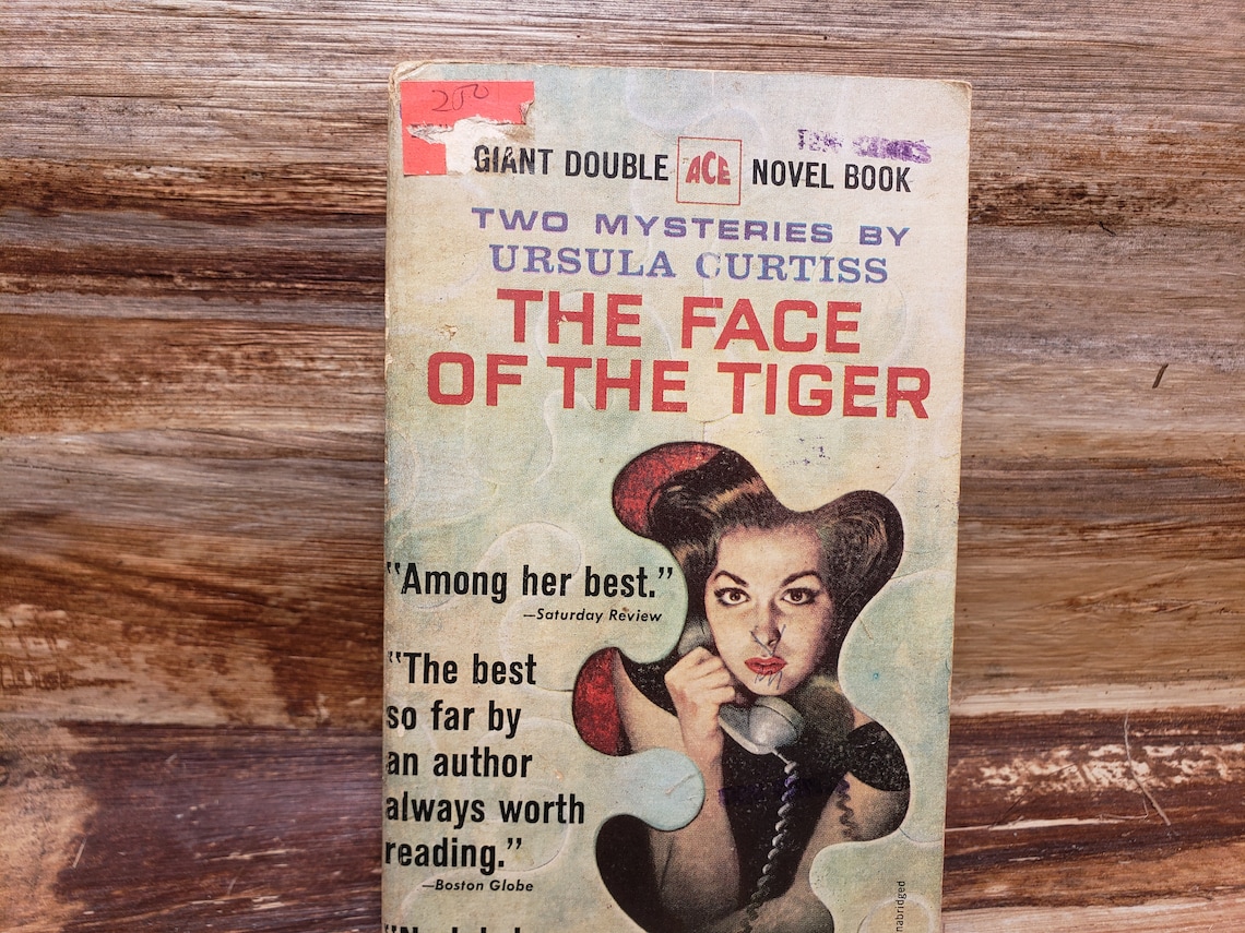 The Face of the Tiger, the Stairway, Giant ACE Double Novel Book, 1958 ...