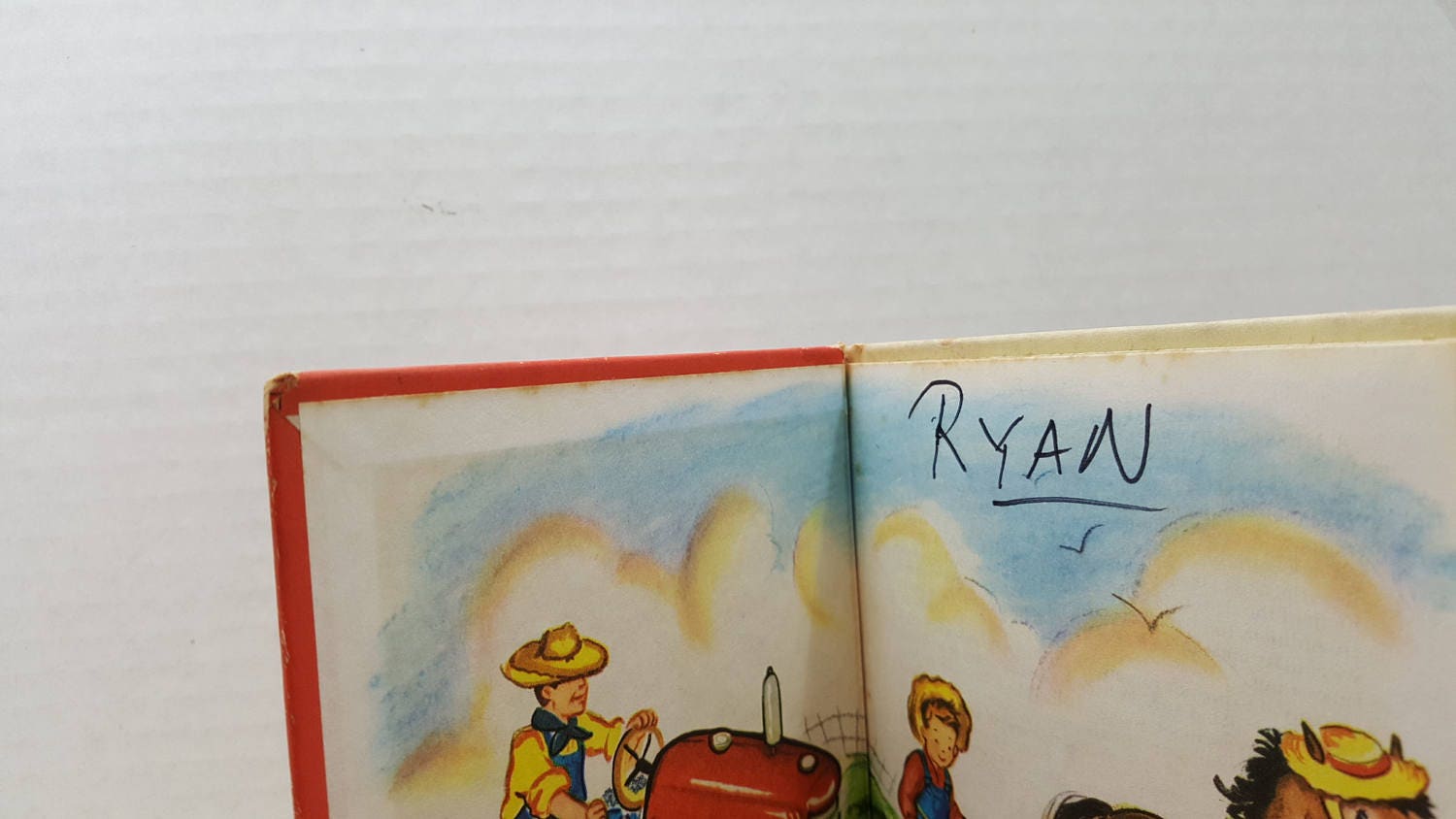 Nubbins and the Tractor, 1951, Rand Mcnally, Right Start Elf Book ...