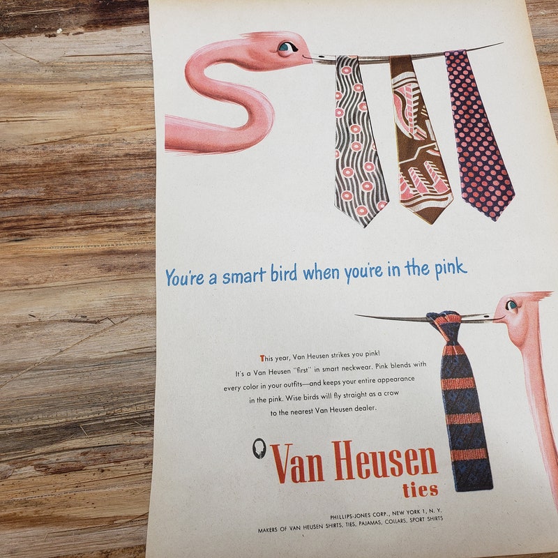 Vintage Van Heusen Tie - Etsy