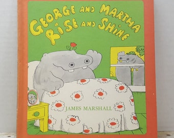 Vintage 1978 “george and Martha One Fine Day” Hardcover Book ...