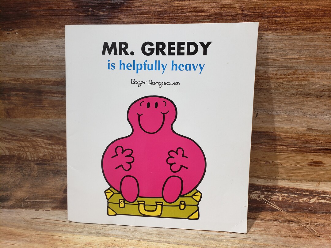 Mr Greedy is Helpfully Heavy , Hard to Find Oversize Book 1998 - Etsy