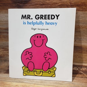 Mr Greedy is Helpfully Heavy , Hard to Find Oversize Book 1998 - Etsy