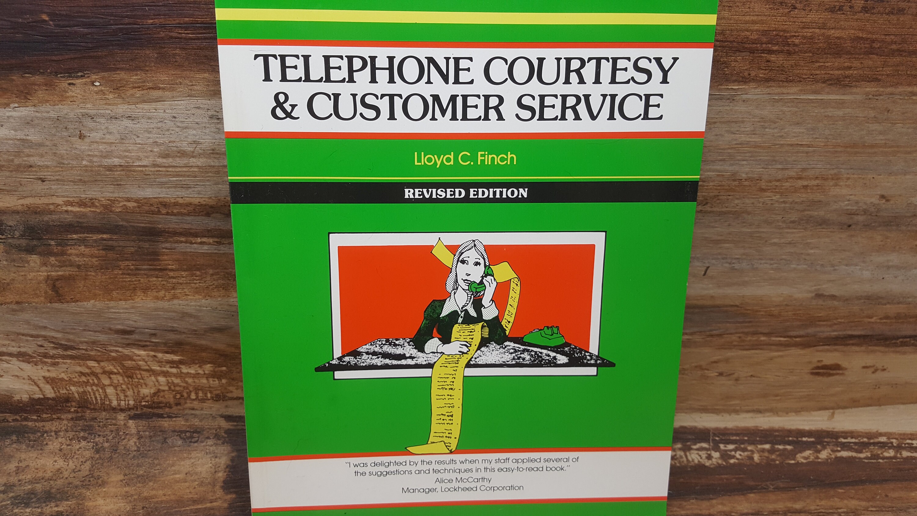 Telephone Courtesy and Customer Service, 1990, Lloyd Finch, Vintage ...