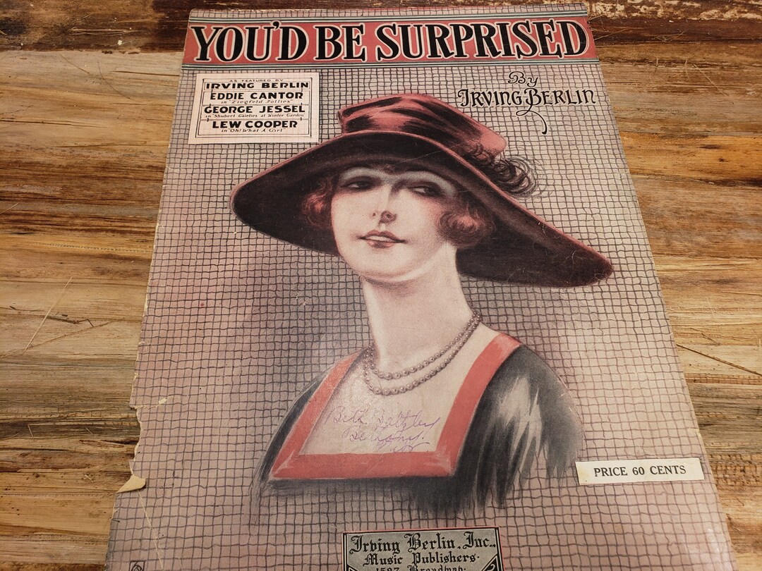 1920s , Vaudeville Art , Antique Ad - Etsy