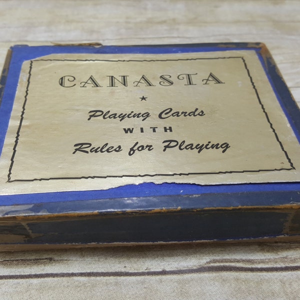 Canasta Cards Vintage - Etsy