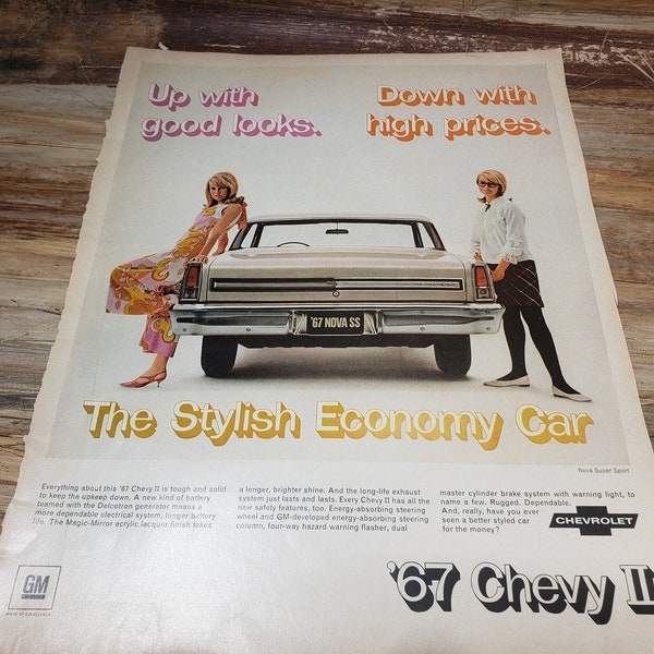 Vintage Car Ad Posters - Etsy