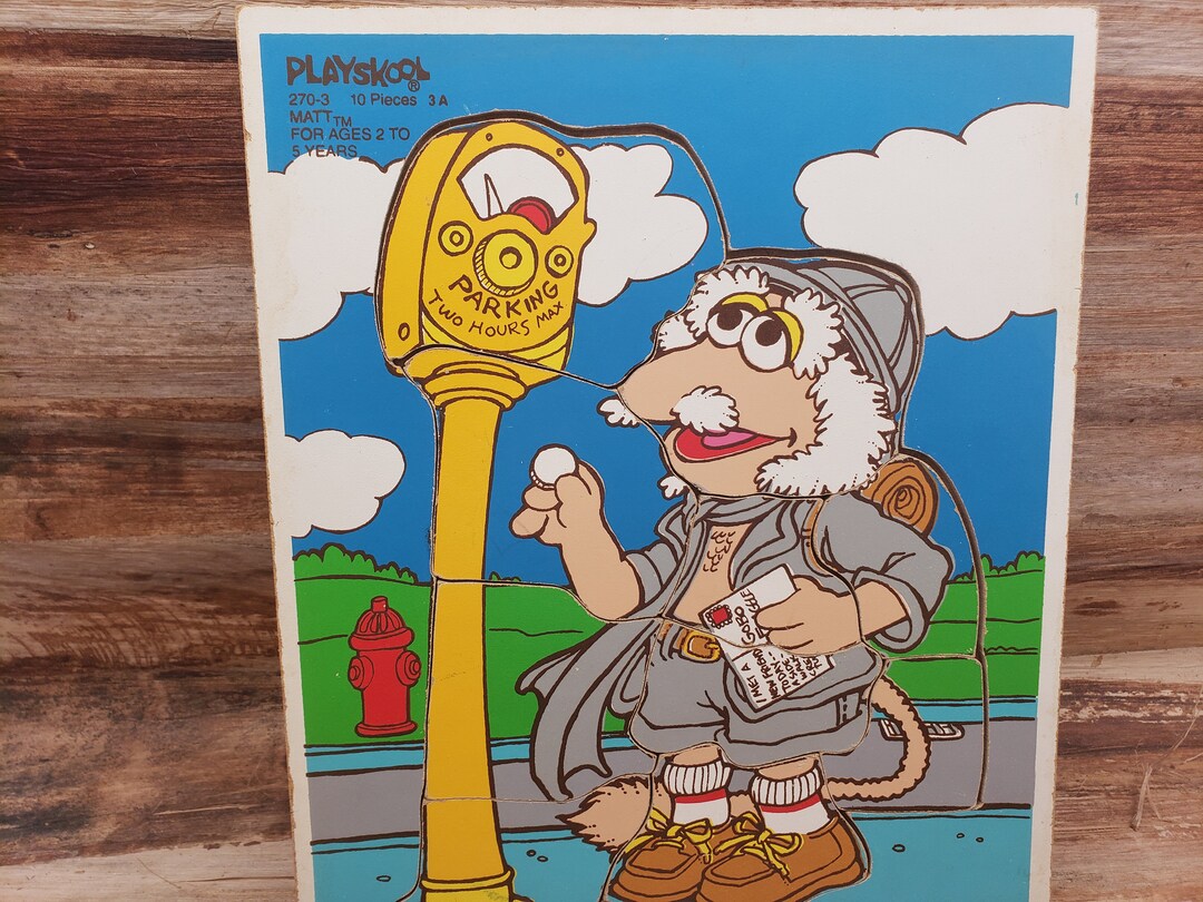 Vintage Playskool Puzzle 1983 Henson Puppets Puzzle - Etsy
