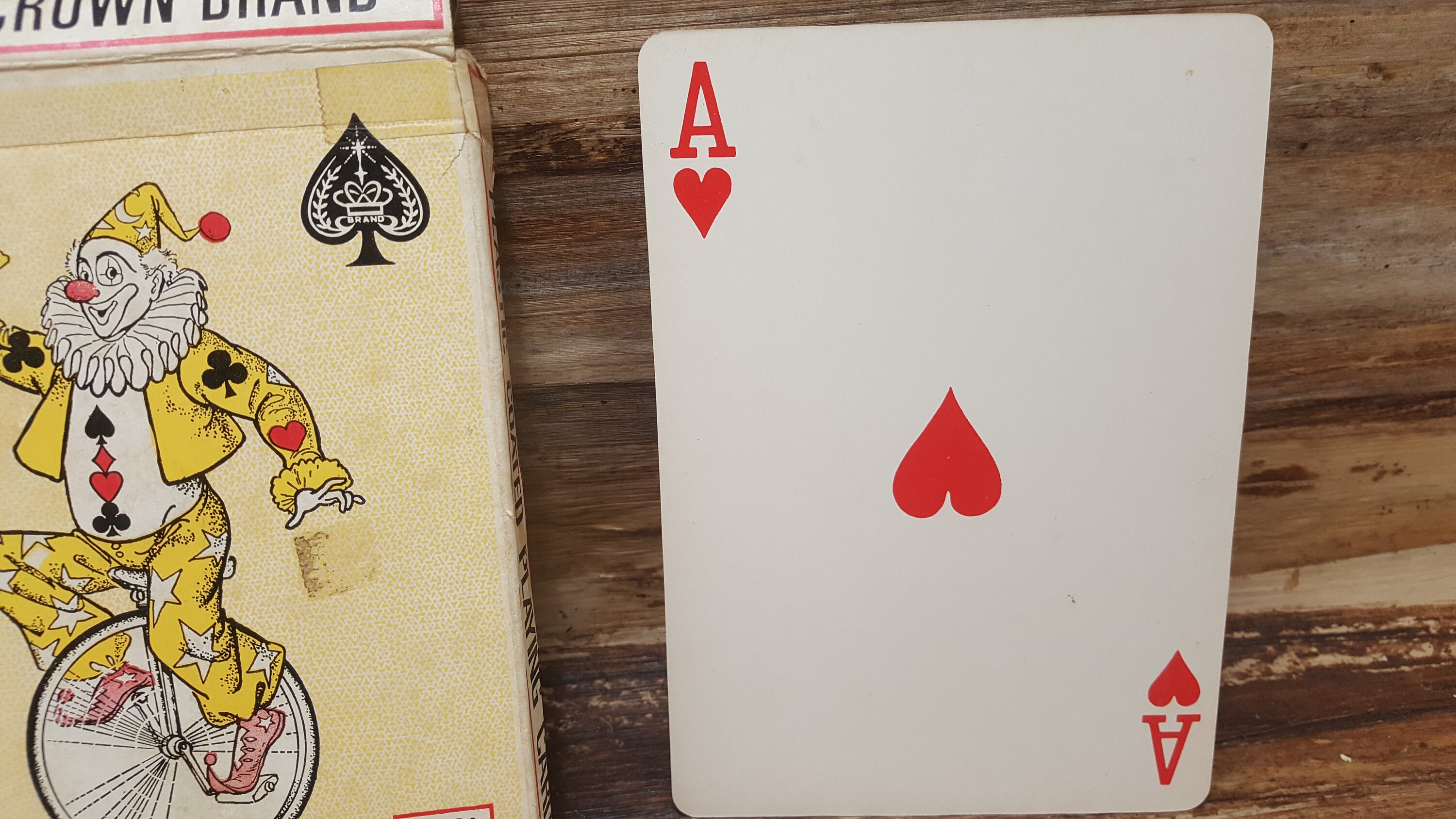 Vintage Clown Playing Cards, King Size, 1960s - Etsy