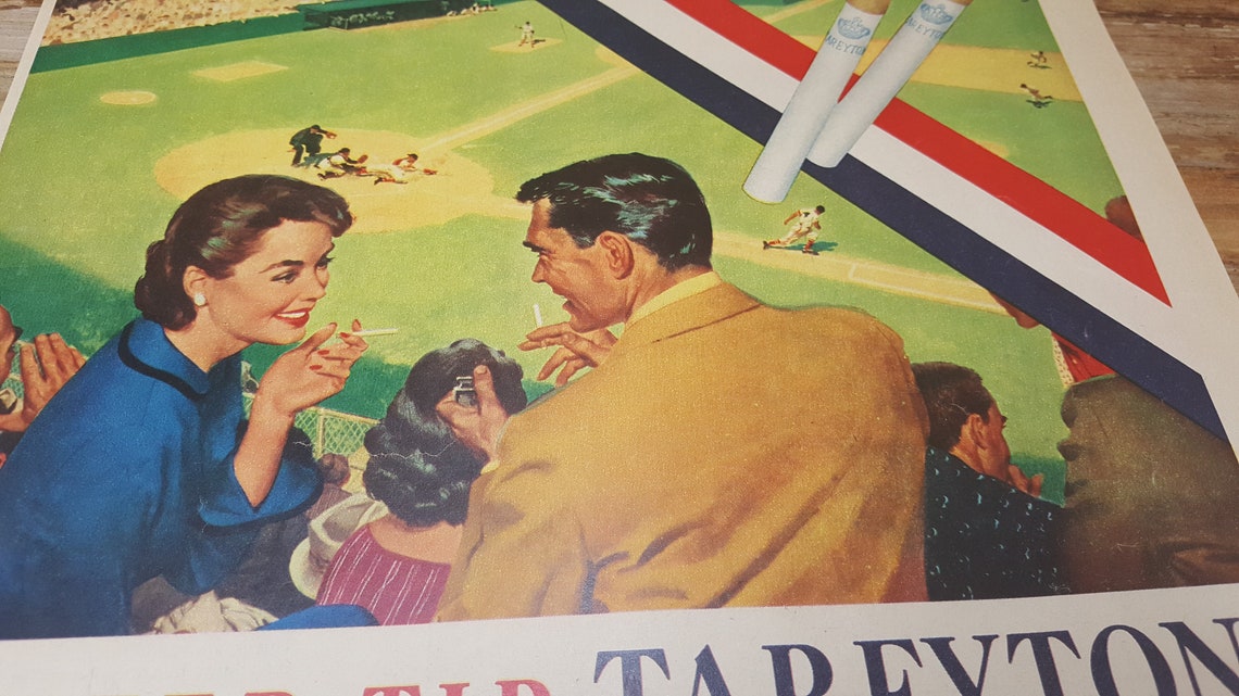 Tareyton Cigarette Ad, 1955, Vintage Magazine Ad - Etsy