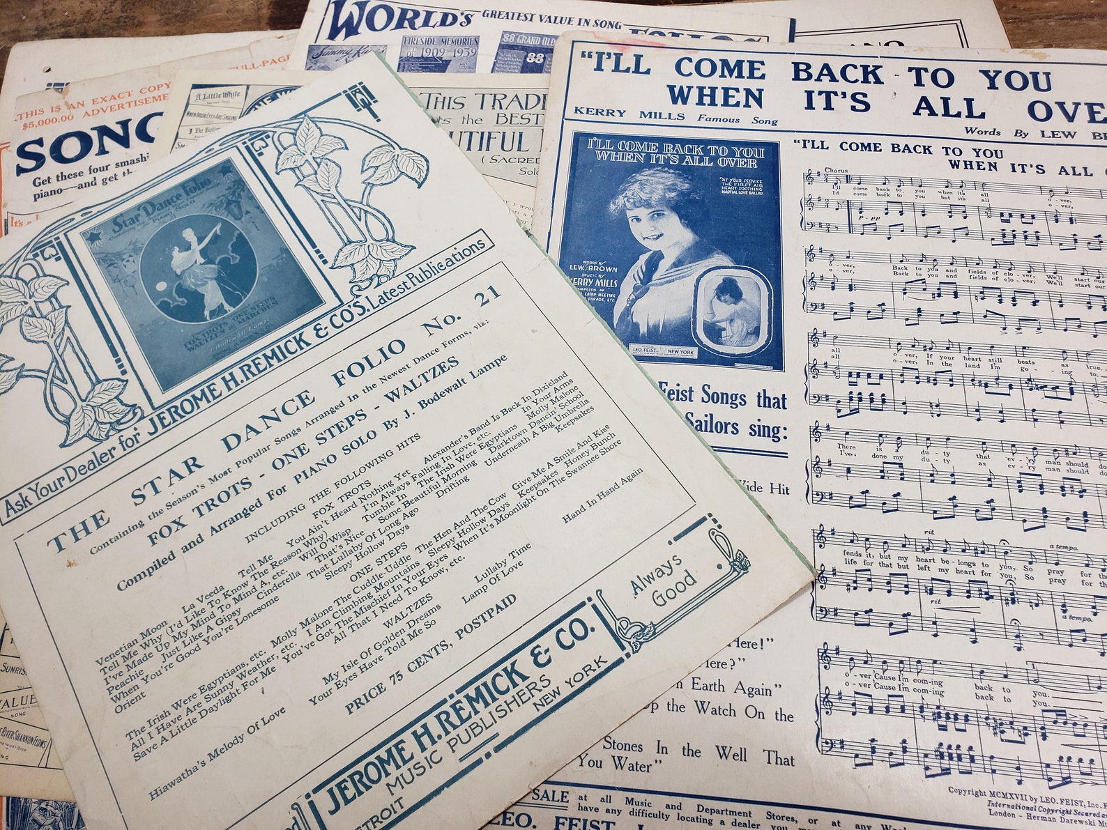 15 Music Sheets for the 1920. Vintage Music Sheets - Etsy