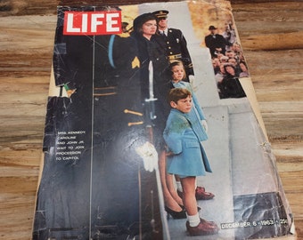 LIFE MAGAZINE 6 December 1963 Life Magazine Covering JFK Funeral Jackie ...
