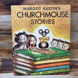 Churchmouse Stories, 1956, Margot Austin, Vintage Kids Book - Etsy