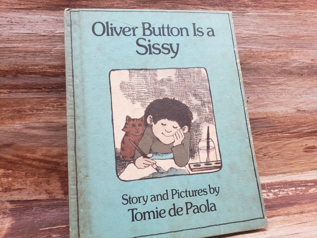 Oliver Button is a Sissy, 1979 Tomie De Paola Vintage Kids Book - Etsy