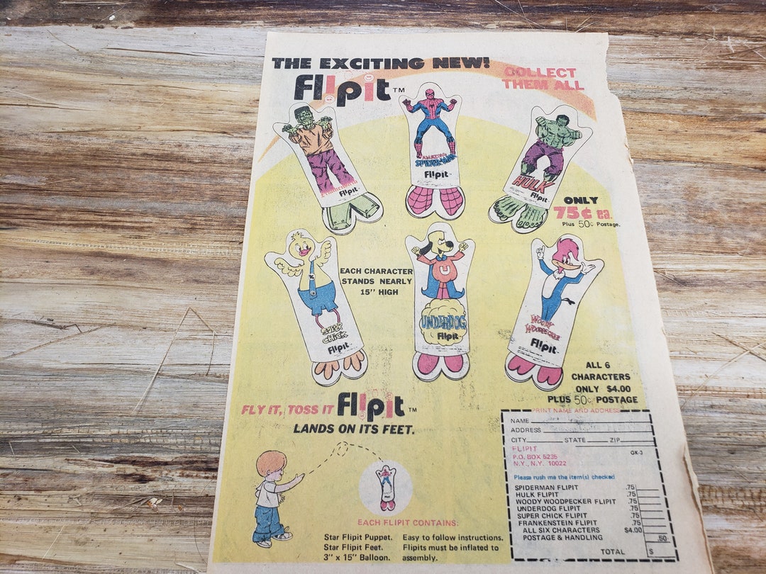 Vintage Ad, Flip It 1970s Vintage Magazine Ad - Etsy