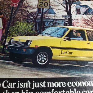 Lecar Vintage Car Ad, 1979, Vintage Ad, Renault, Vintage Magazine Ad - Etsy