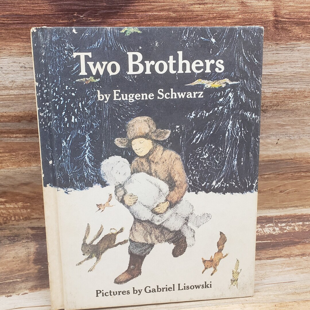 Two Brothers, , 1973 Vintage Kids Book, Eugene Schwarz , Vintage Kids ...