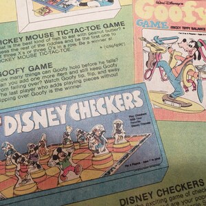 Vintage Comic Book Ad, 1970, Disney Board Games Ad - Etsy