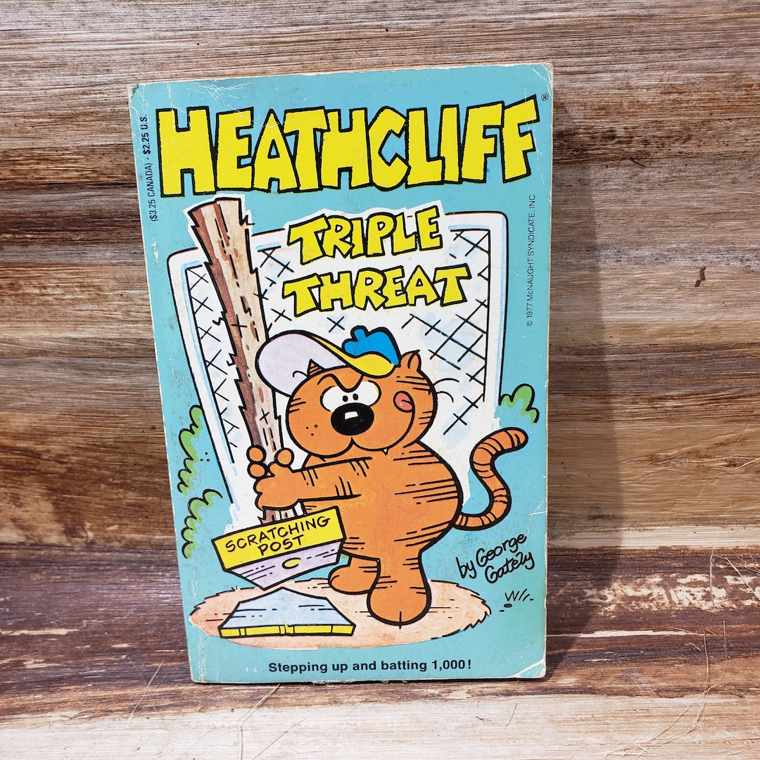 Vintage Heathcliff Book 1988 , Vintage Comic Book - Etsy