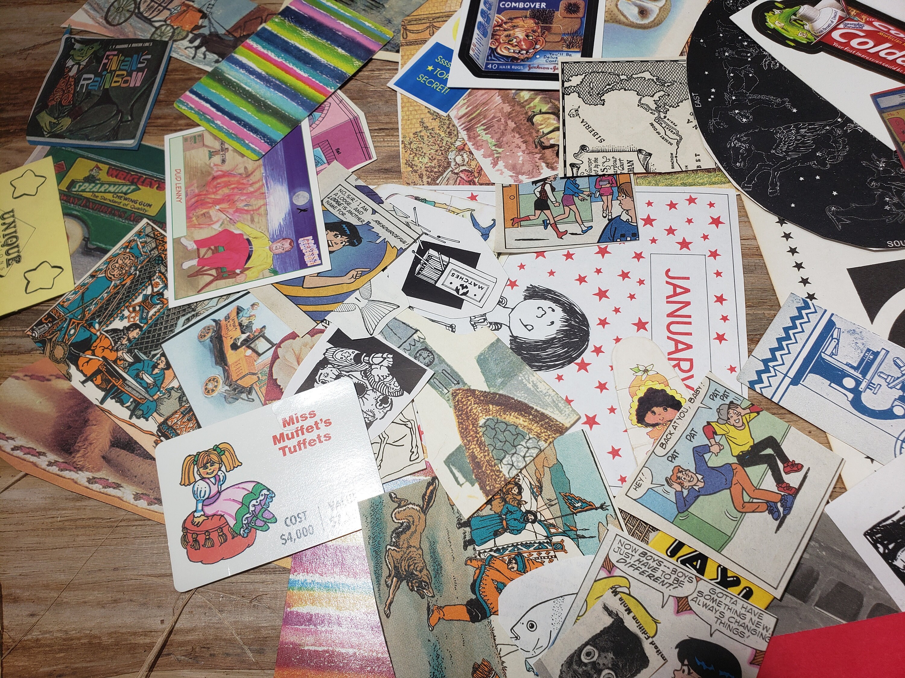 Over 50 Pieces of Cut Out Ephemera Lot 40 1990-1950 - Etsy