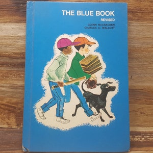The Blue Book, 1972, Glenn Mccracken, Vintage School Book, Vintage Kids ...