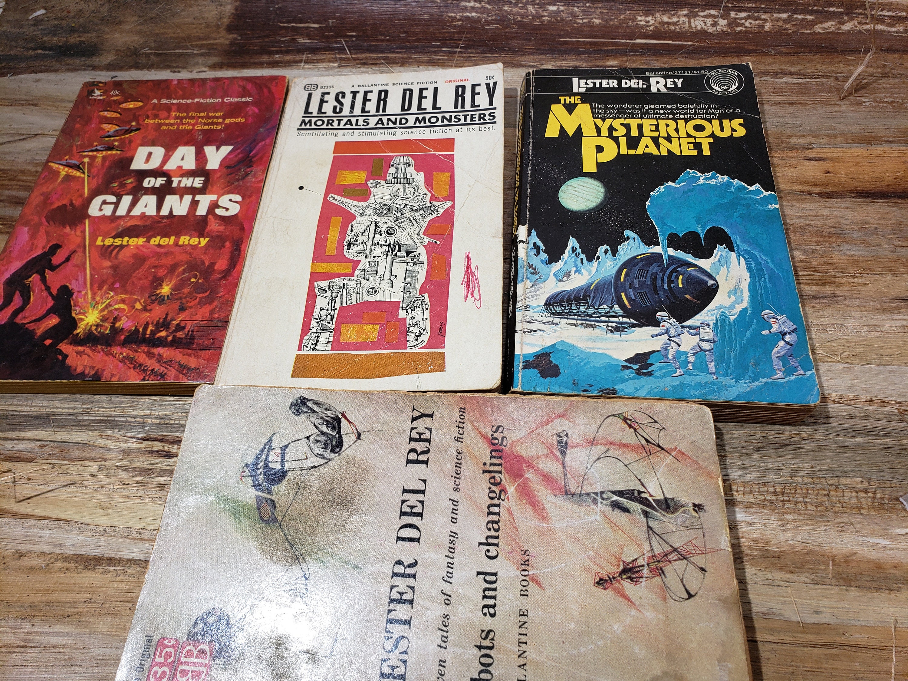 Set of 4 Lester Del Rey Sci Fi Books 1960s READ DESCRIPTION - Etsy