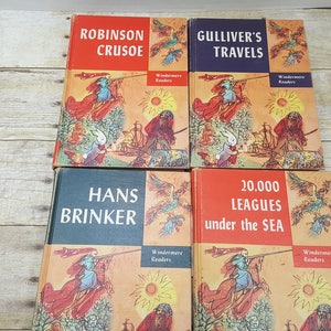 Windermere Readers Set of 4, 1955, Vintage Kids Book - Etsy