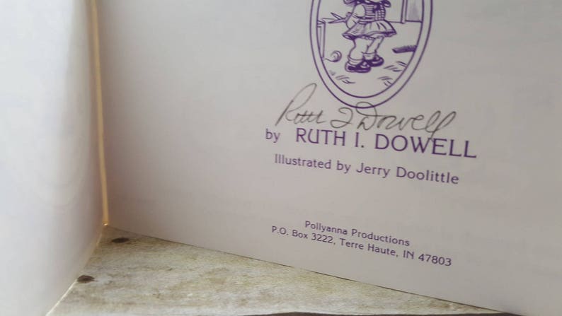 Pollyanna Herself Signed by the Author 1988 Ruth Dowell - Etsy