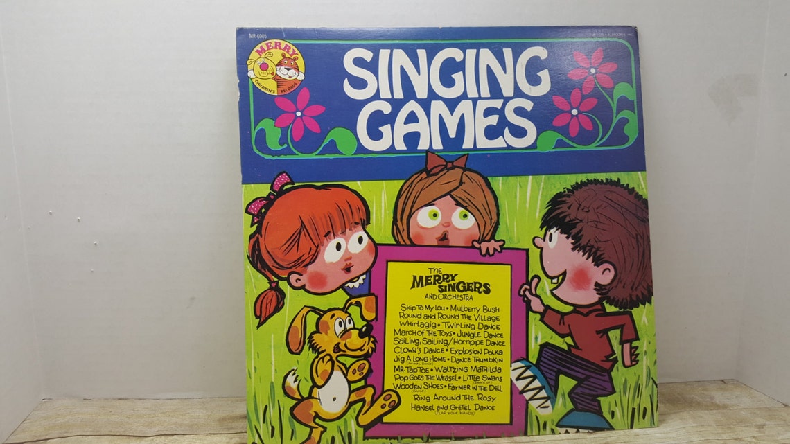 Singing Games Album 1972 The Merry Singers and Orchestra | Etsy