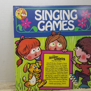 Singing Games Album, 1972, the Merry Singers and Orchestra, Vintage ...