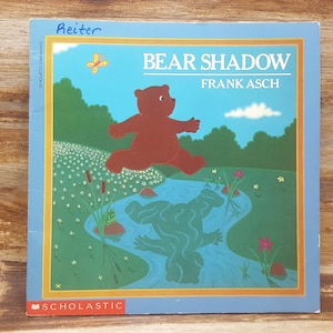 Bear Shadow, 1985, Frank Asch, Vintage Kids Book - Etsy