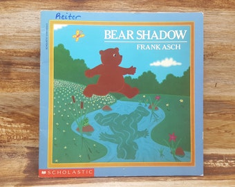 Bear Shadow, Frank Asch, 1985, Vintage Kids Book, Scholastic, 1990 - Etsy